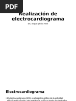 Colocacion de Monitor y Electros | PDF | Electrocardiografia | Presión sanguínea