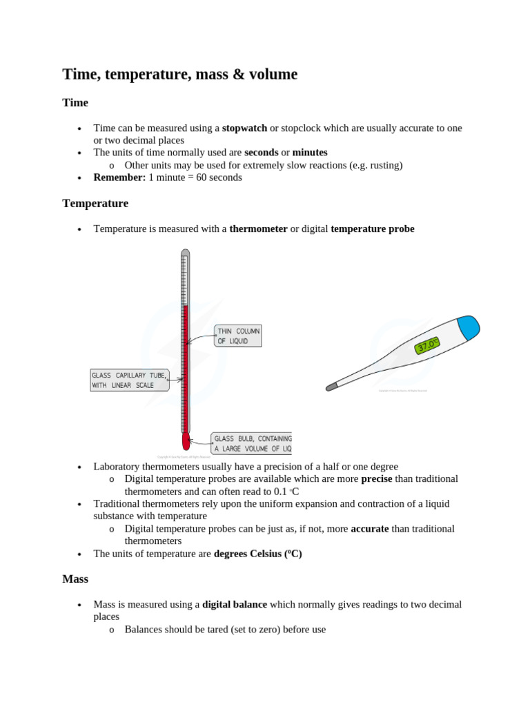 apparatus | PDF | Volume | Temperature