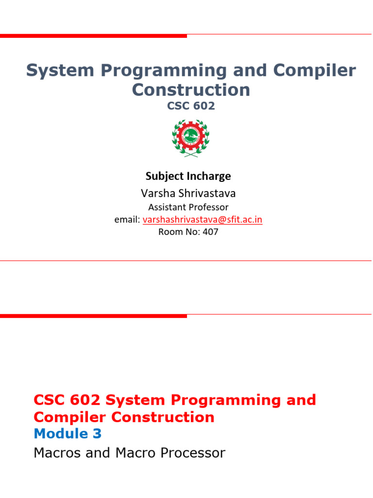 SPCC Module 3 Macros | PDF | Macro (Computer Science) | Assembly Language
