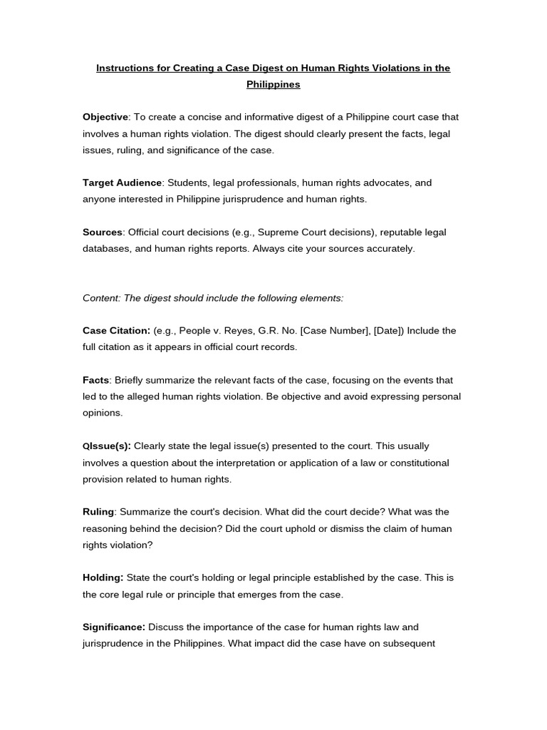 Case-study-PFActivity1 | PDF | Precedent | Human Rights