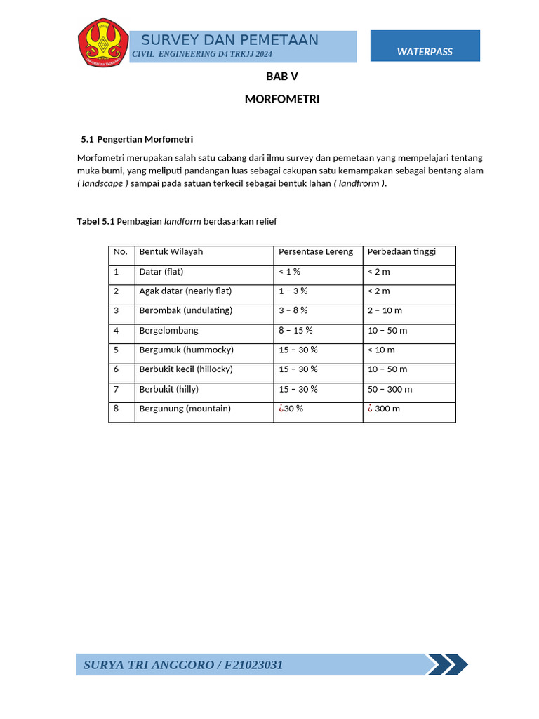 bab morfometri | PDF