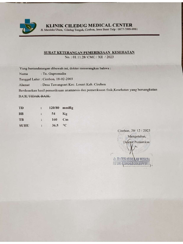 suket_sehat (1) | PDF