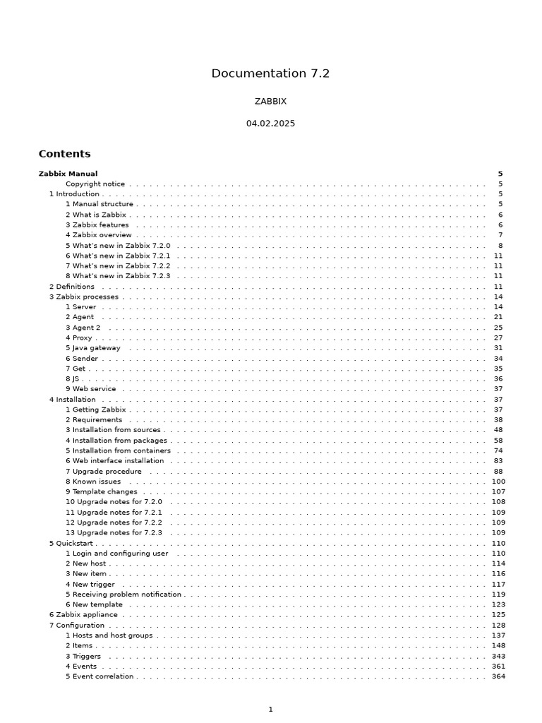 Zabbix Documentation 7.2.En | PDF | Web Application | Server (Computing)