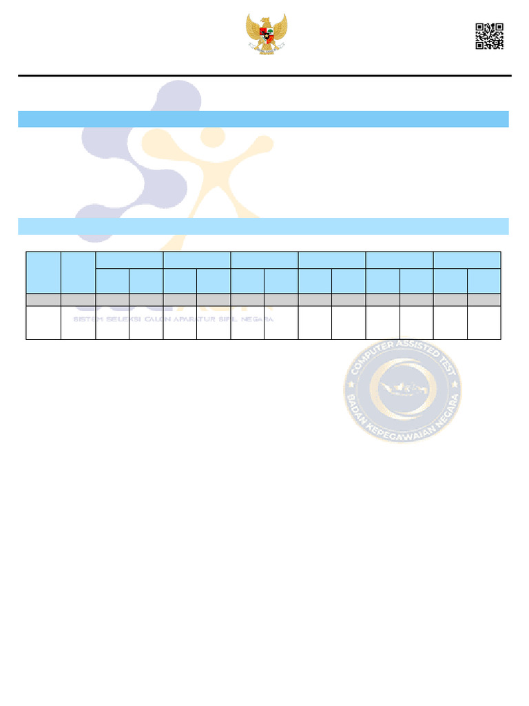 Lampiran - Rekapitulasi Hasil SKD | PDF