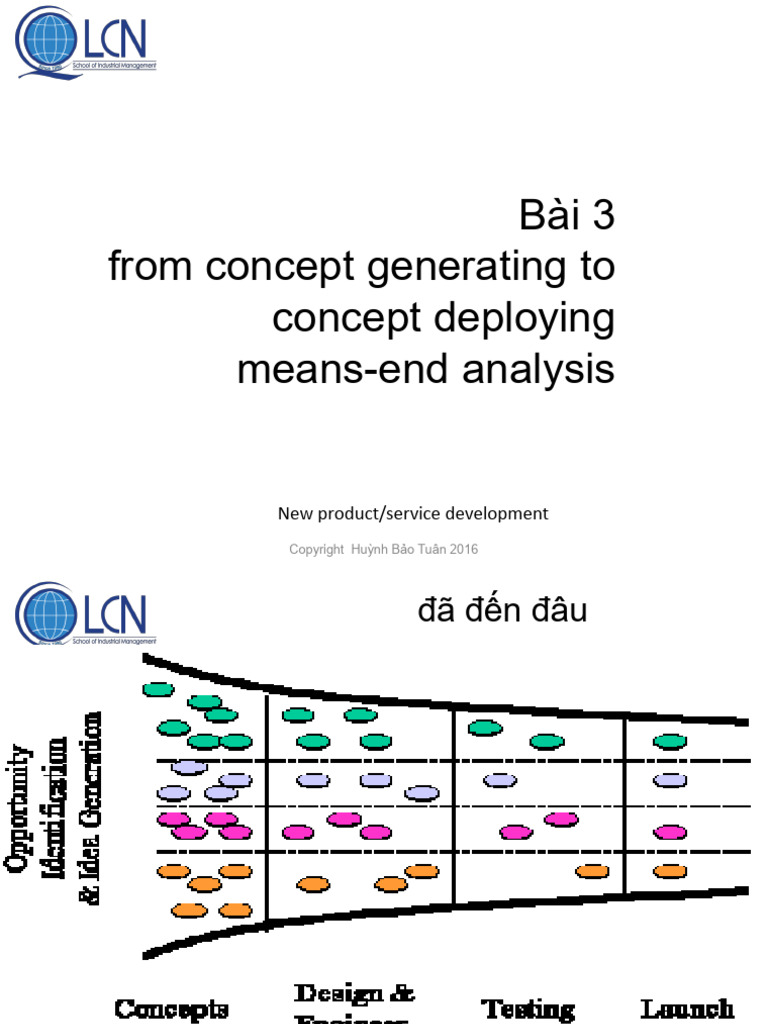 Lec 3 - Product Innovation - Means - End Analysis | PDF