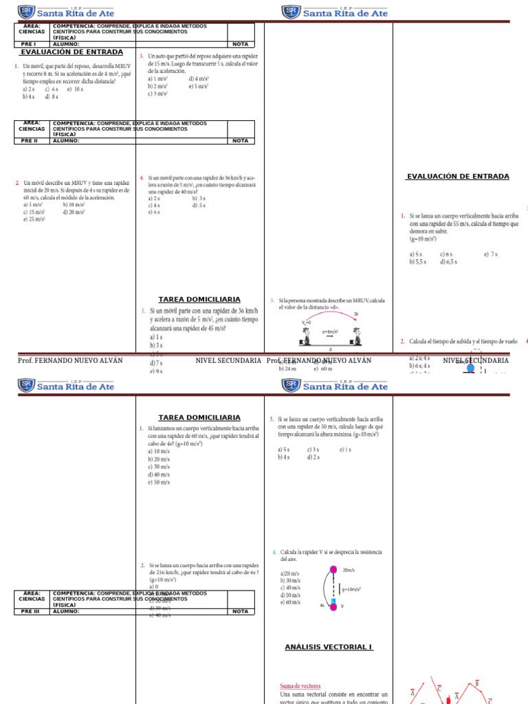 SEM 1 Sec 4ta Unidad | PDF | Triángulo | Geometria clasica