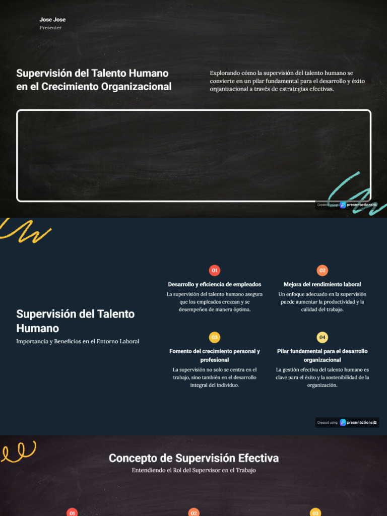 La Supervisión Del Talento Humano Como Factor Clave para El Desarrollo ...