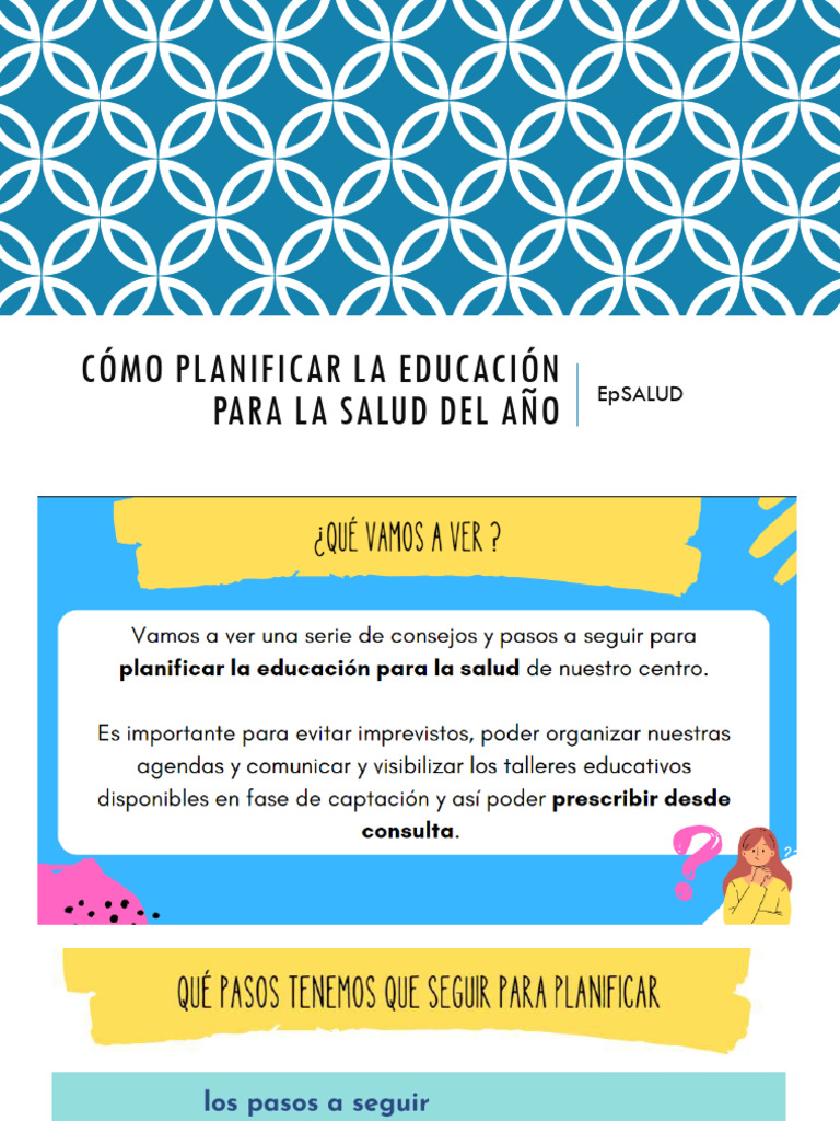 Cómo Planificar EPS Grupal en El Centro de Salud | PDF