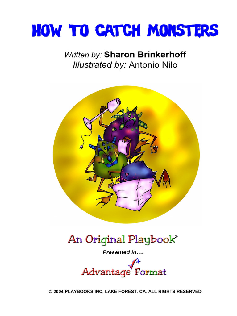 How To Catch Monsters Playbook 2 | PDF | Books | Reading Comprehension