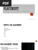 Placement, Tool Commands | PDF | Electromagnetism | Electrical Engineering