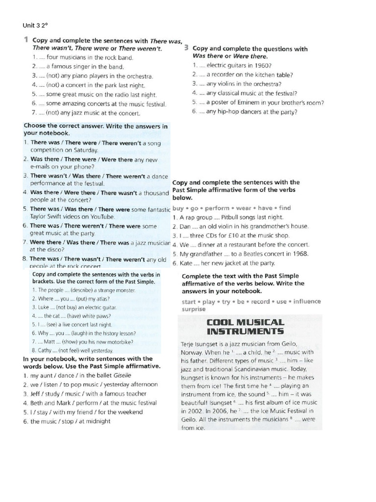 Repaso Unidad 3 2 Eso Choices | PDF