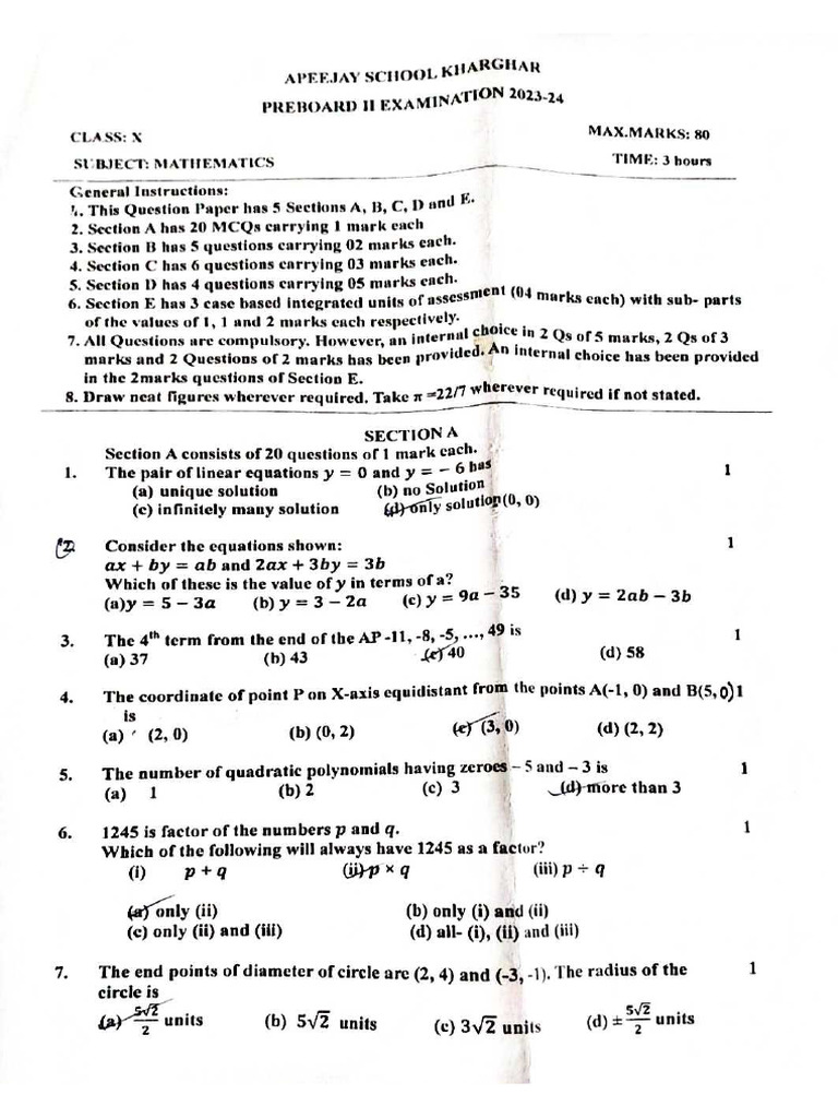 APJ Preboard 2 - 2024 | PDF