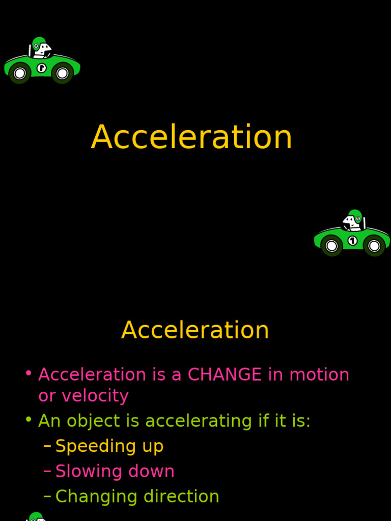 21 Acceleration PPT | PDF