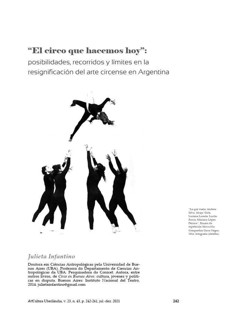 El Circo Que Hacemos Hoy Posibilidades | PDF | Circo | Arte de performance