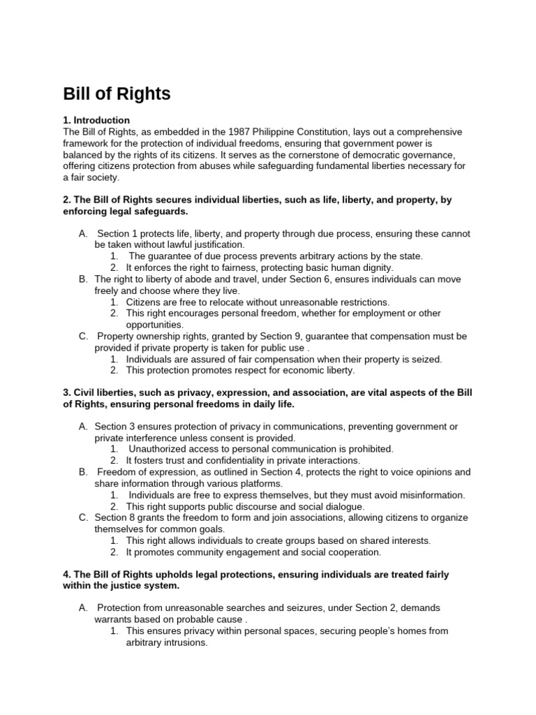 Bill of Rights and Citizenship | PDF | Naturalization | Civil Liberties