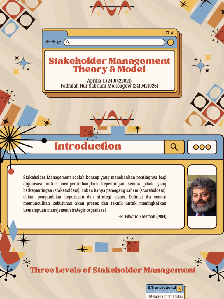 Stakeholder Management Theory & Model | PDF