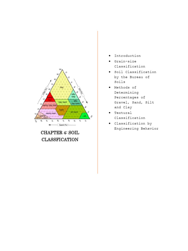 Chapter 4 - Soil Classification | PDF | Soil | Natural Materials
