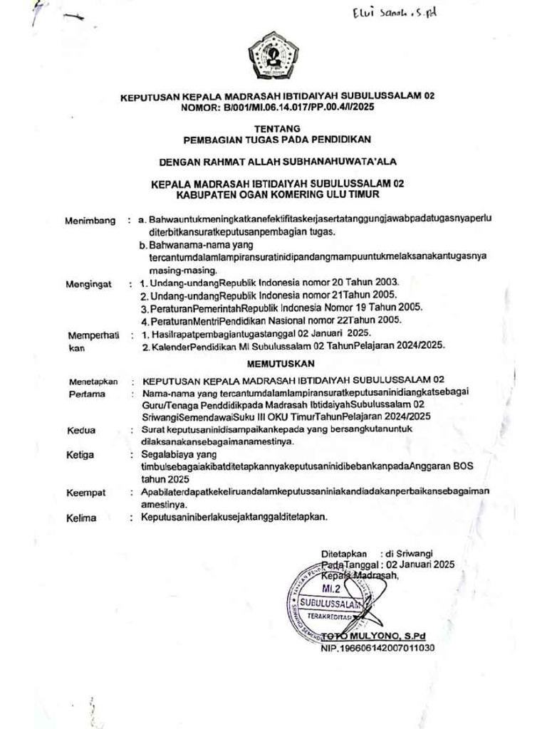 SK MENGAJAR ELVI SANAH_11zon | PDF