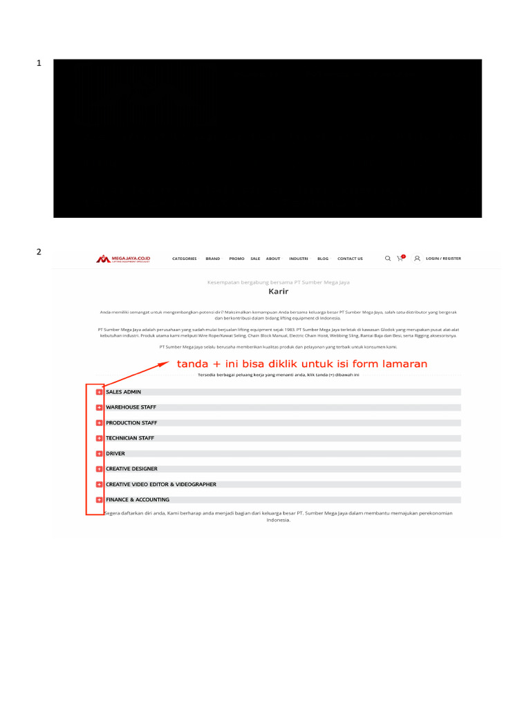 Petunjuk Mengisi Lamaran PT SMJ | PDF