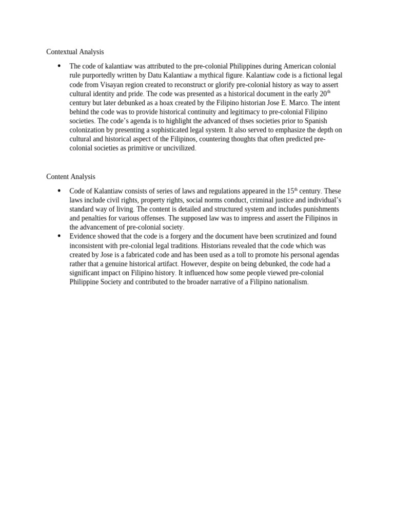 Contextual Analysis | PDF