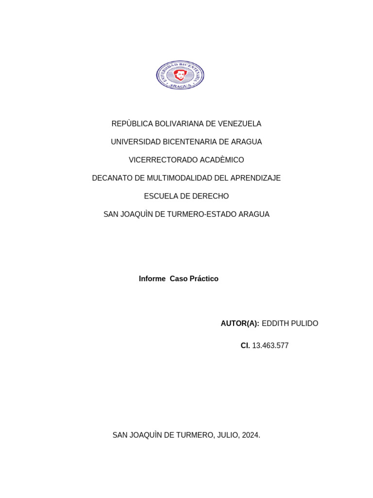 Caso Practico | PDF | Robo | Castigos