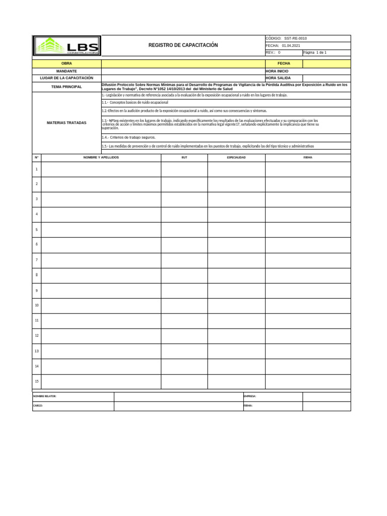 Difusión Protocolo Prexor | PDF | ruido