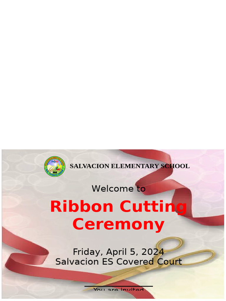 Ribbon Cutting | PDF