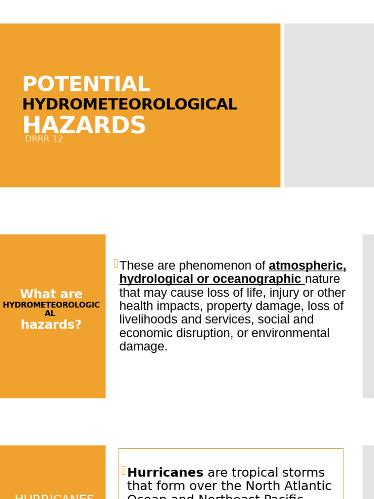Hydrometeorological Hazards | PDF | Tropical Cyclones | Eye (Cyclone)