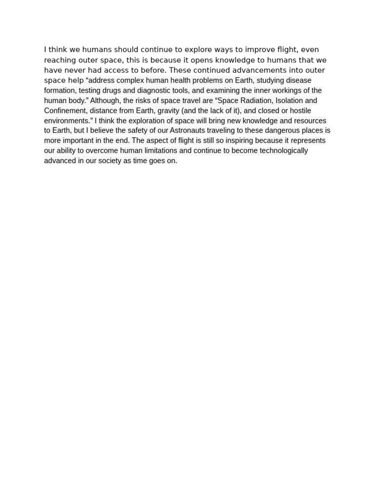 Benefits and Risks of Space Exploration | PDF