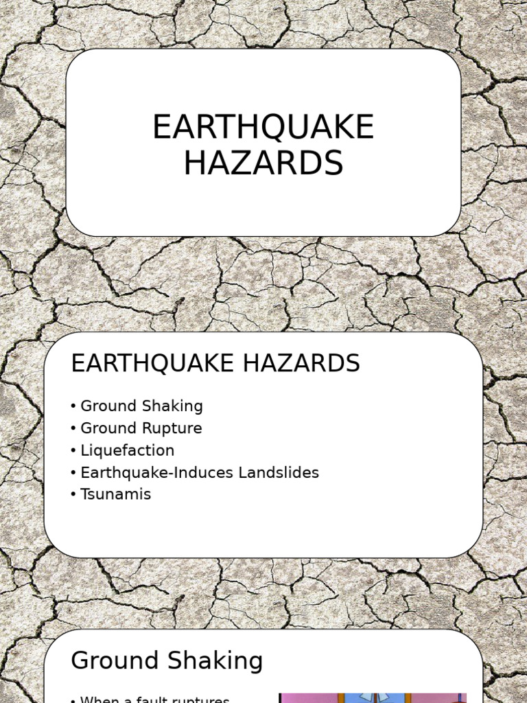 2 DRRR 12 Earthquake Hazards | PDF