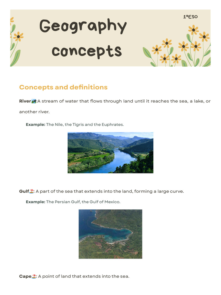 Geography concepts | PDF