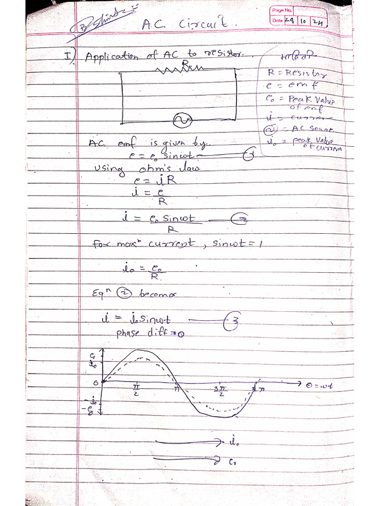 AC Circuit ? ? | PDF