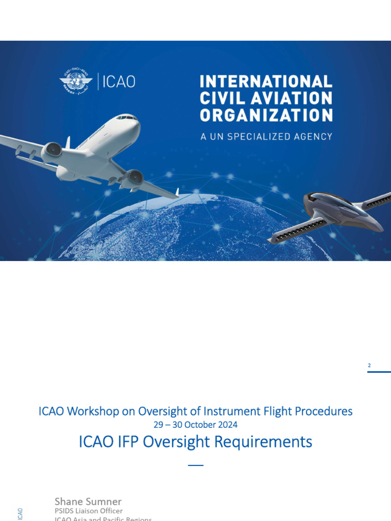ICAO IFP Oversight Workshop 2024 | PDF | Instrument Flight Rules | Aviation