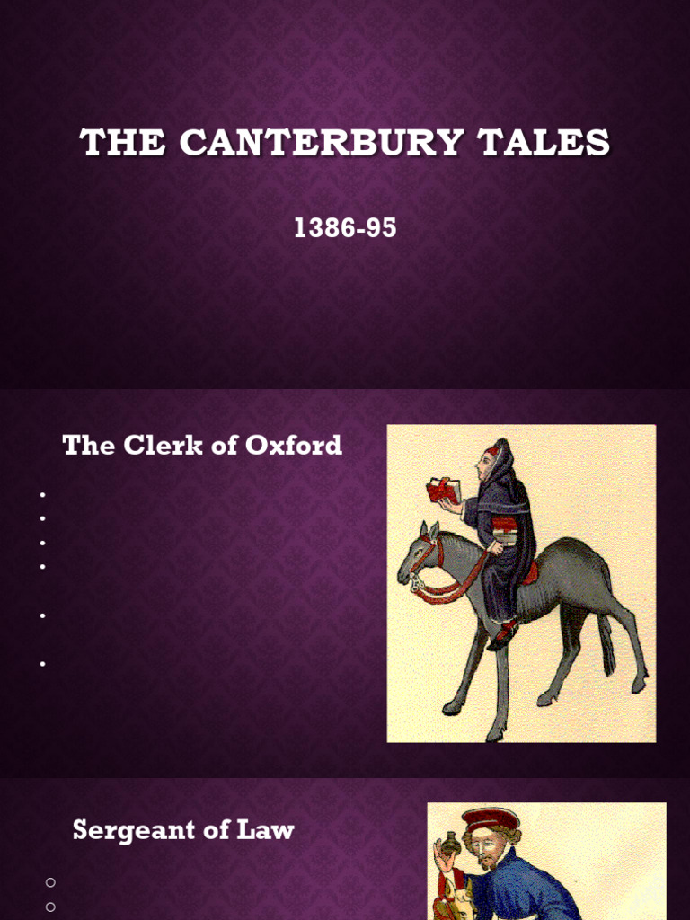 Character Profiles in The Canterbury Tales | PDF