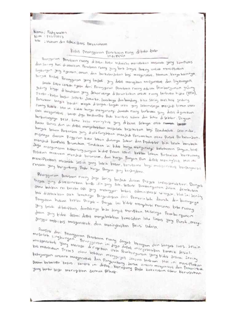 Fadly Muchlis - F23123073 - Tugas Hap 2 | PDF