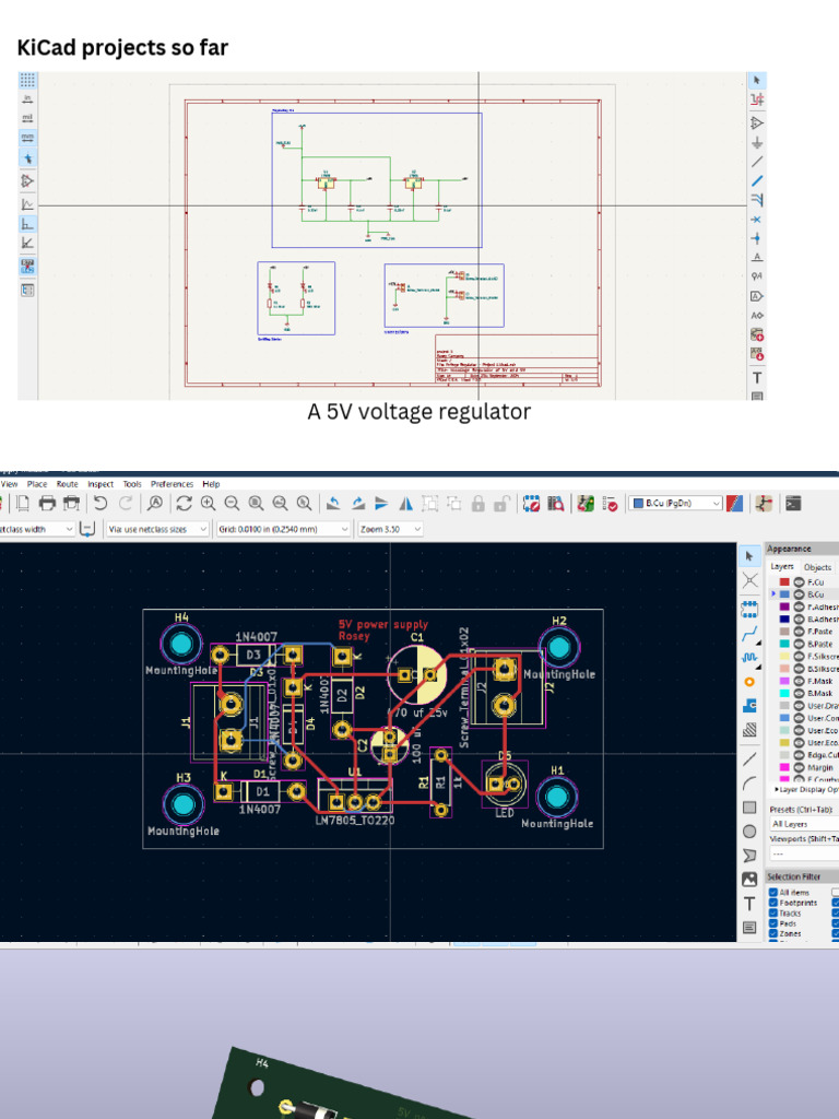 KiCad Electronics Projects Overview | PDF