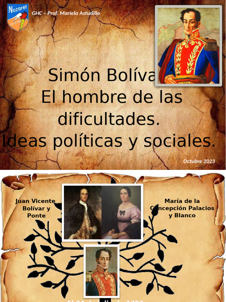 Tema 01 Simon Bolivar GHC | PDF
