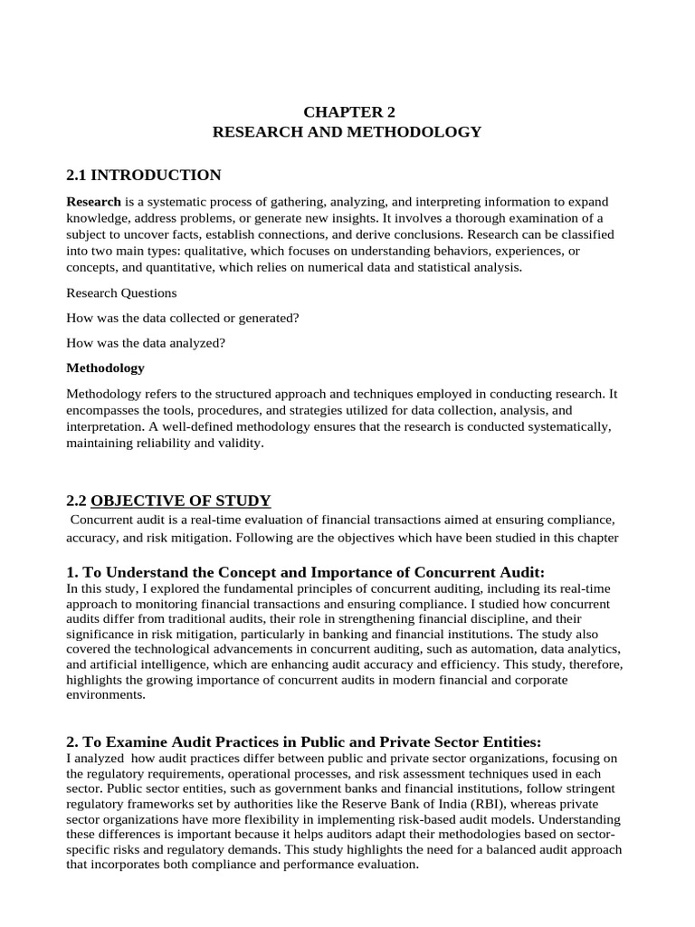 Black Book Project Chap 2, Chap3, Chap4, Chap5 | PDF | Audit | Internal Audit