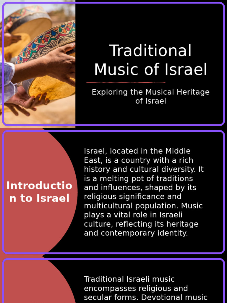 Traditional Music of Israel | PDF | Musicology | Entertainment