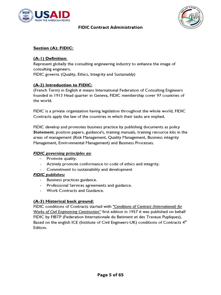 FIDIC Contract Administration Guide | PDF