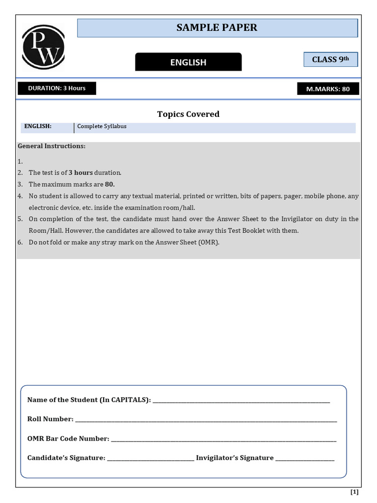 Grade 9 Sample Paper - Question | PDF | Greenhouse Gas | Climate Change