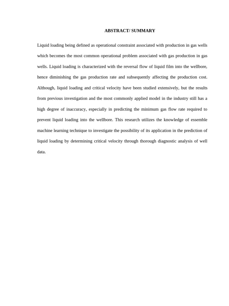 Original Research on Liquid Loading | PDF | Support Vector Machine | Machine Learning