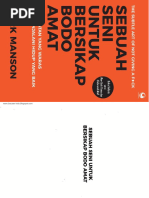 Sebuah Seni Untuk Bersikap Bodo Amat | PDF