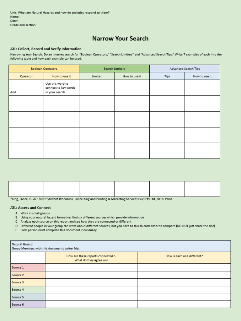 Natural Hazards Research Guide | PDF