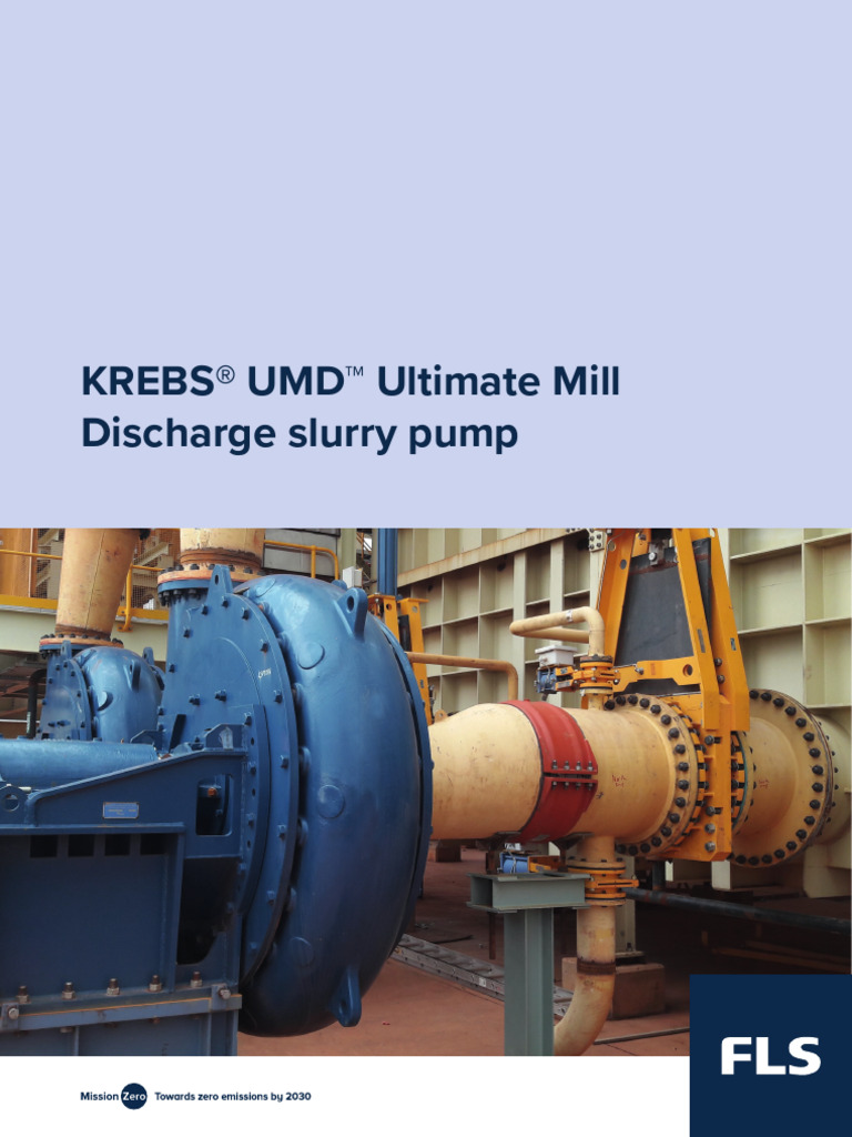 KREBS UMD Mill Discharge Slurry Pump Brochure | PDF | Pump | Mechanical ...