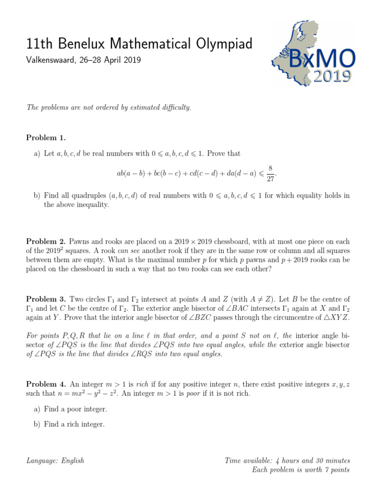 International Competitions Benelux 2019 179 | PDF