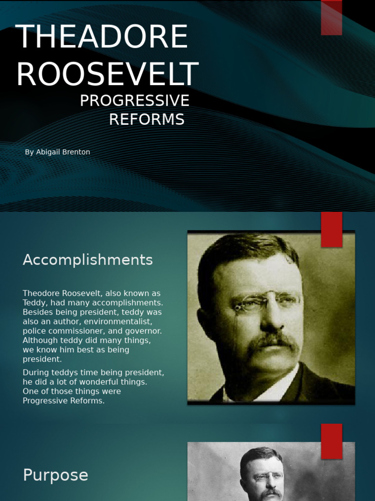 Teddy R Portfolio 123 | PDF | Theodore Roosevelt