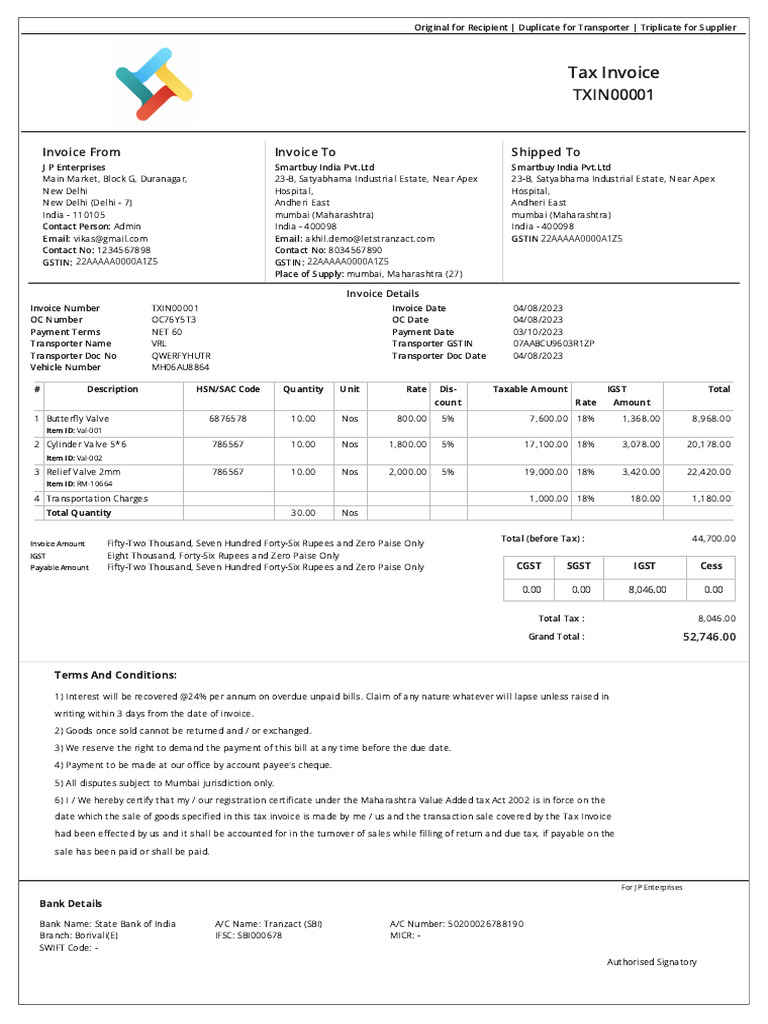 invoice_DOC_TEMPLATE_1 (1) | PDF | Cheque | Invoice