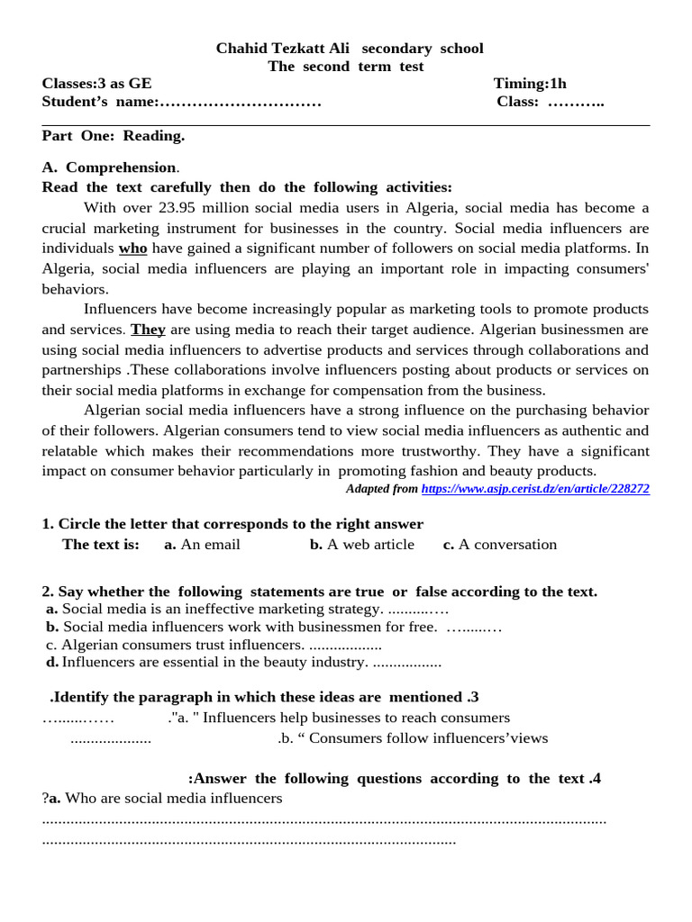Safety first second test | PDF | Recycling | Waste