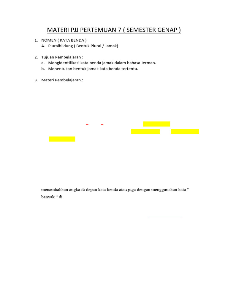 Materi PJJ Pertemuan 7 | PDF